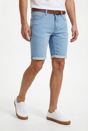 Only & Sons Shorts ONLY & SONS ONSPLY BOX PIM JOG DNM SHORTS OTL, Herren, Gr. XXL, N-Gr, light blau denim, Web, Obermaterial: 64% Baumwolle, 31% Polyester, 3% Vis