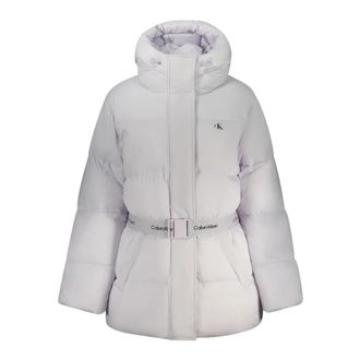 Calvin Klein Lang&auml;rmelige Kapuzenjacke - - Jackets - Damen - Lila - M