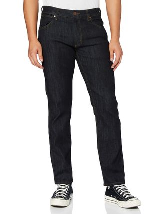 Wrangler Herren Greensboro Regular Jeans,Blau (Dark Rinse 90a),31W/34L