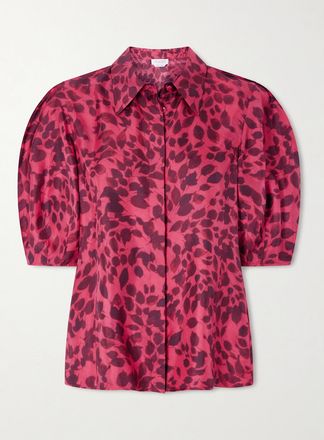 Gabriela Hearst Chemise En Serge De Soie Imprim&eacute;e Sansi - Rose