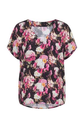 STUDIO UNTOLD Druckbluse Blusenshirt oversized Hortensie