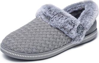 Skechers Feu de camp confortable pour femme - Frosty Promise, charbon, 9