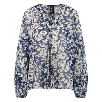 Marc Cain Weite Bluse mit Animal Print - - Blouses & Shirts - Damen - Mehrfarbig - S