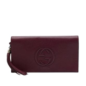 Gucci Sac pochette Pre-owned - Femme - Pre-owned - Rouge - Taille: ONE Size