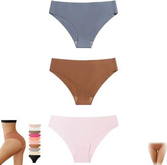 Generic Sous-v&ecirc;tements sans bout de chameau pour femme, r&eacute;sistant &agrave; la transpiration, respirant, confortable, sans couture, sous-v&ecirc;tements invisibles en soie 