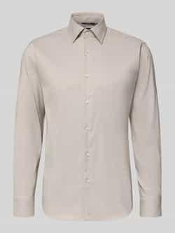 HUGO BOSS Regular Fit Businesshemd aus Stretch-Twill Modell P-JOE-KENT-C1-222