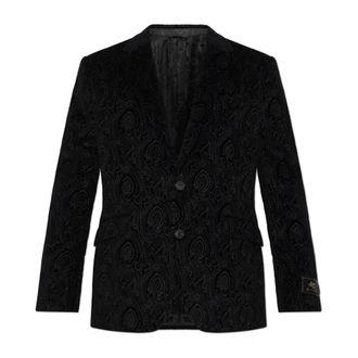 Etro Homme, Vestes, Noir, Taille: M Blazer &agrave; fente unique