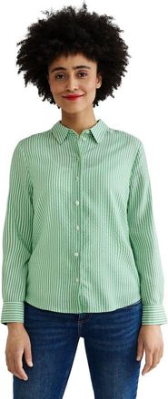 Street One Damen A343795 Langarmbluse, Brisk Green, 42 EU