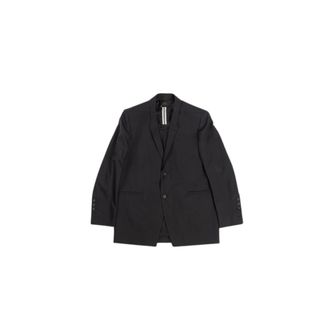 Rick Owens Homme, Costumes, Noir, Taille: S Concordian Blazer