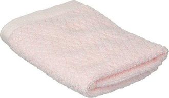 Everplush Company Diamant Diamond Jacquard Waschlappen 6-teilig in Hellrosa, Mikrofaser, Rose pink, 6 x Washcloth (13 x 13 in), 6