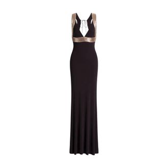 Alberta Ferretti Damen, Kleider, Braun, XSGr&ouml;&szlig;e