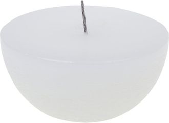 Wiedemann XXL Rustik-Schwimmkerze Toscana Weiß 60/120 mm