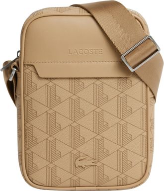 Lacoste Crossbody Bags - The Blend Vertical Monogram Camera Bag, - Gr. unisize - in Beige - f&uuml;r Damen