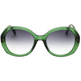 Marc Jacobs Sonnenbrille Mit Gr&uuml;nem Rahmen Und Grau-azurblauem Design