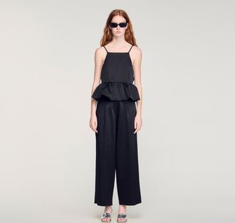 Sandro Top court &agrave; volant