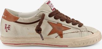 Golden Goose Super star leather sneakers with logo on the side - GOLDEN GOOSE DELUXE BRAND - gender_Man