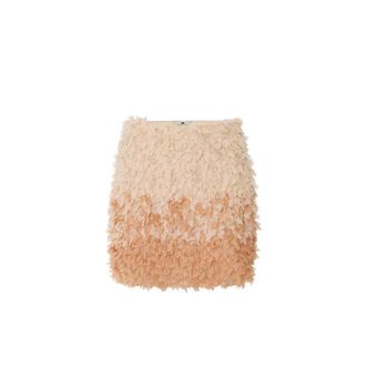 Elisabetta Franchi Damen, R&ouml;cke, Beige, XSGr&ouml;&szlig;e
