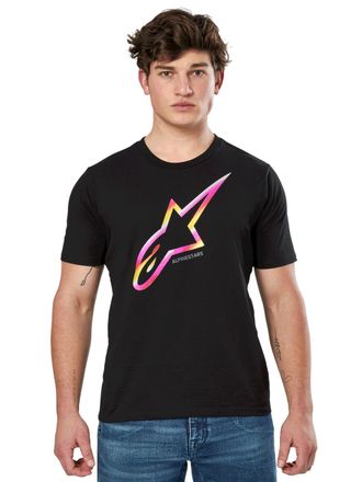 Alpinestars Herren Omnium Ss Csf Tee Sportliches Kurzarmshirt Rundhals T-Shirt, Schwarz, Medium