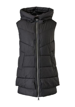 s.Oliver Outdoorjacke Outdoor-Weste Steppweste mit Kapuze