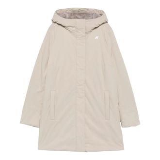 K-Way Sophie Twill Soft Beaver Parka - - Coats - Damen - Beige - L