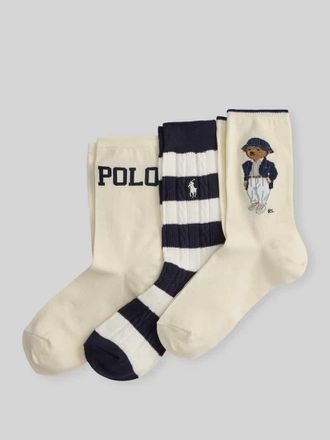 Polo Ralph Lauren Socken aus Baumwoll-Mix im 3er-Pack