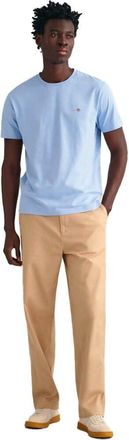 GANT Gant Herren REG Shield SS Logo T-Shirt, Capri Blue, S