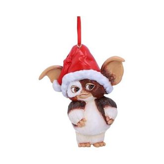 Nemesis Now Gremlins Gizmo D&eacute;coration Festive &agrave; Suspendre avec Chapeau de P&egrave;re No&euml;l Rouge 10,5 cm