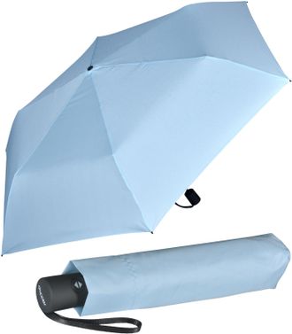 Doppler zero magic mini Damen Taschenschirm mit Auf-Zu-Automatik - ice blue