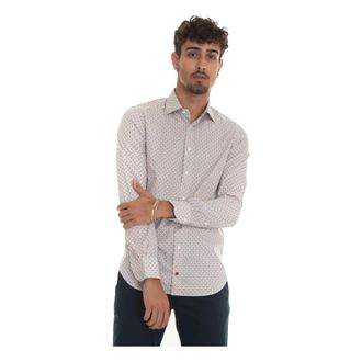 Carrel Italienisches Dress Neck Casual Shirt - - Shirts - Herren - Mehrfarbig - XS
