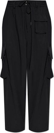 Yohji Yamamoto unisex, Pantalons, Noir, Taille: XS UT Straight Pants