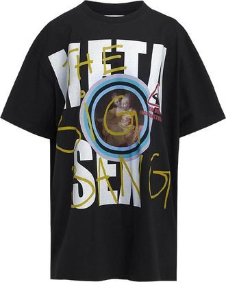 Vivienne Westwood Homme, Tops, Noir, Taille: M Meta Oversized T-shirt