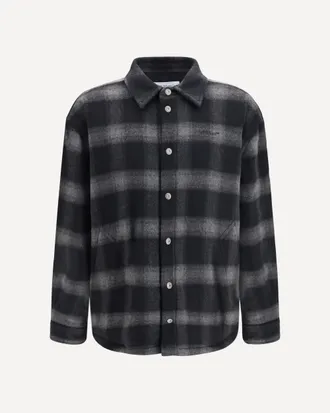Off-white Padded Flannel Jacket Male 50
