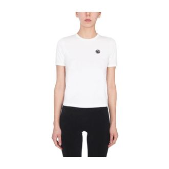 AMBUSH Crew Neck Logostickerei - - Tops - Damen - Wei&szlig; - XS