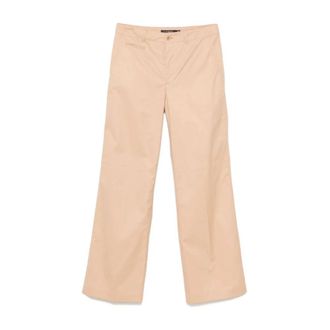 Ralph Lauren High-Rise Straight-Leg Hose - - Trousers - Damen - Beige - 3XL