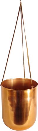 Leaf Blumentopf zum Aufhängen, Kupfer, 18 x 22 cm