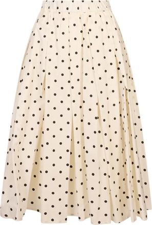 Msgm Msgm, Femme, Jupes, Blanc, Taille: 32 FR Gonna Skirt