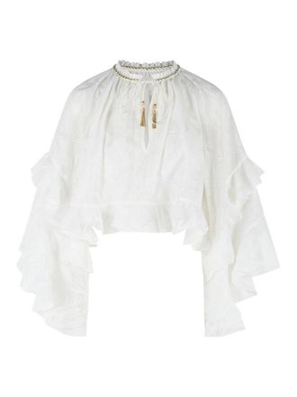Zimmermann Blouse - Blanc
