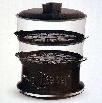 T-fal vc140135 2basket (S) freistehend 900 W Schwarz Dampfgarer Dampfgarer (2 Korb (S), Schwarz, freistehend, drehbar, Mechanisch, 900 W)