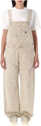 Carhartt Work in Progress Femme, Combinaisons et Ensembles, Beige, Taille: 42 FR Bib Overall Straight