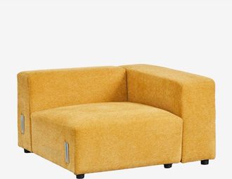 Sklum Rechtes Eckmodul 115x113 cm mit hoher Armlehne f&uuml;r modulares Sofa Bruna