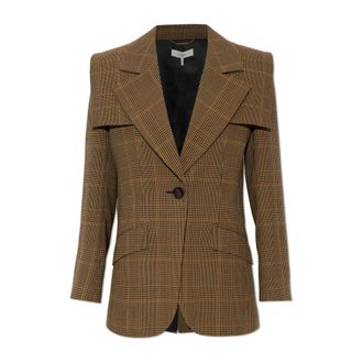 Chlo&eacute; Wollblazer mit abnehmbarem Schal - - Jackets - Damen - Braun - M