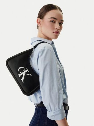 Calvin Klein Handtasche Bold Ck Small Shoulder Bag LV04F3230G Schwarz