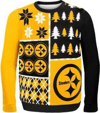 Foco NFL Pullover Busy Block Gr&ouml;&szlig;e L Pittsburgh Steelers