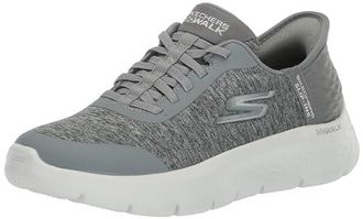 Skechers Go Walk Flex Dacey Baskets à enfiler mains libres pour femme, gris, 13 Wide
