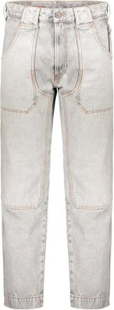 Diesel Homme, Jeans, Gris, Taille: W33 Jean Droit Cinq Poches