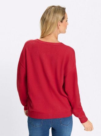 Heine Strickjacke Strickjacke Langarm Feinstrick