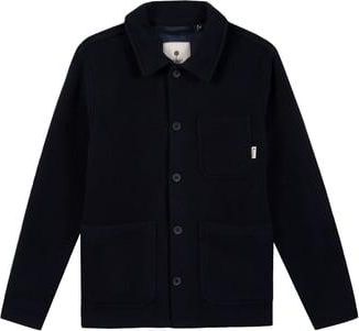 Faguo Veste col classique en laine m&eacute;lang&eacute;e