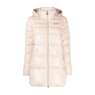 Emporio Armani Rosa Puffer & Down Coat - - Coats - Damen - Rosa - XS