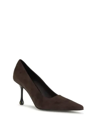 Jimmy Choo London Womens Ixia Pumps Chocolate Upper: Leather; Sole: Leather High Heel Shoes
