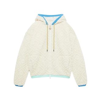 Casablanca Homme, Vestes, Beige, Taille: S Monogram Fleece Jacket